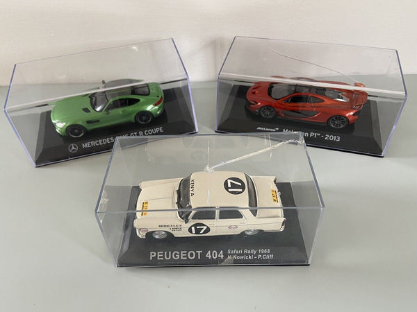 Altaya 1:43 Scale Models - Set Of 3 With Display Cases – LoftVintageToys
